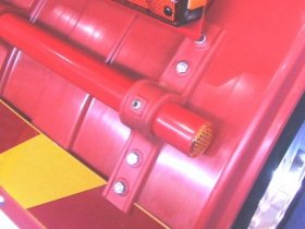 Plastic truck mudguard brackets - suit kenworth, mack, volvo, man ...